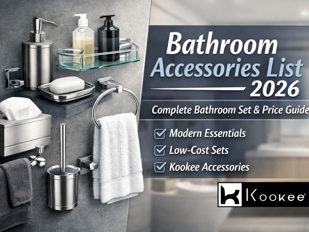 Bathroom Accessories List 2026 | Complete Bathroom Set & Kookee ...