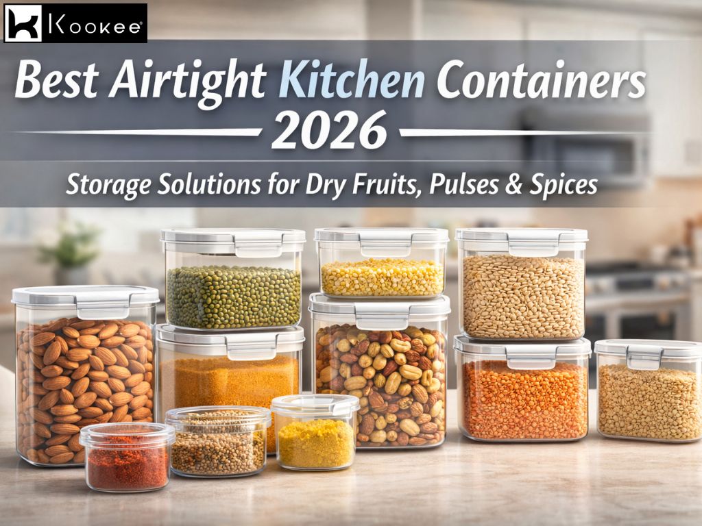 Best Kitchen Storage Containers for Dry Fruits, Pulses & Spices – Kookee.in